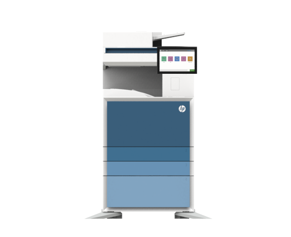 Pack HP Color LaserJet MFP E786dn avec support à roulettes | Bureau Romand